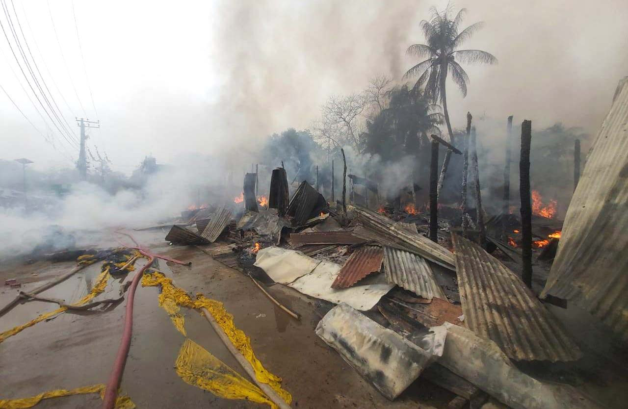 59 shops gutted in Bandarban fire - Southeast Asia Journal