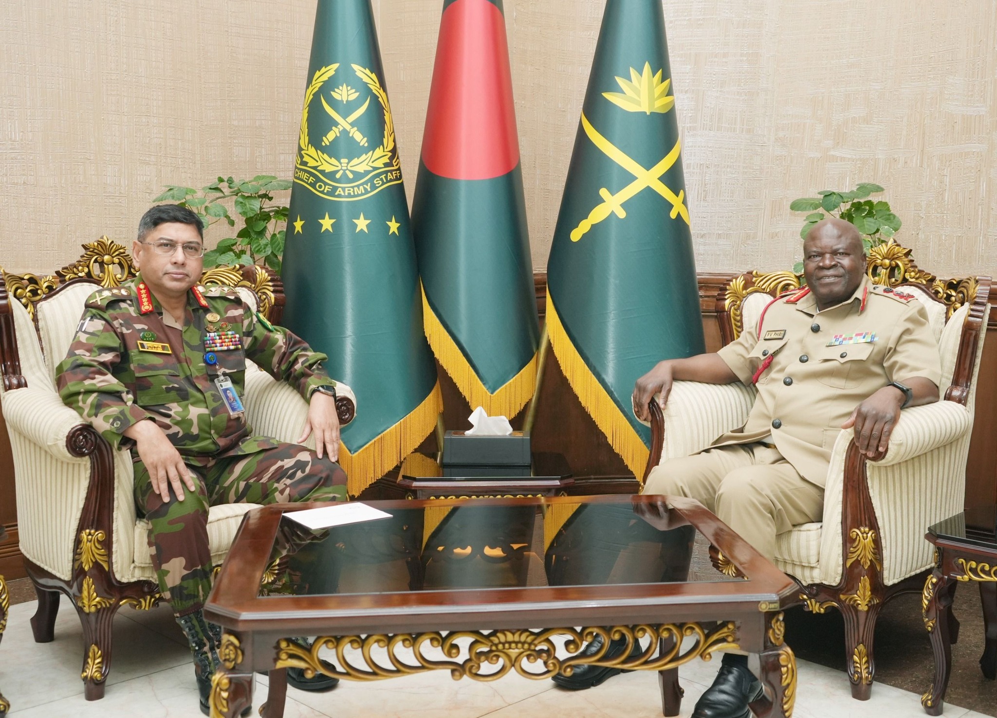 Malawi Defence Force Commander's Courtesy Call on with the Chief of ...